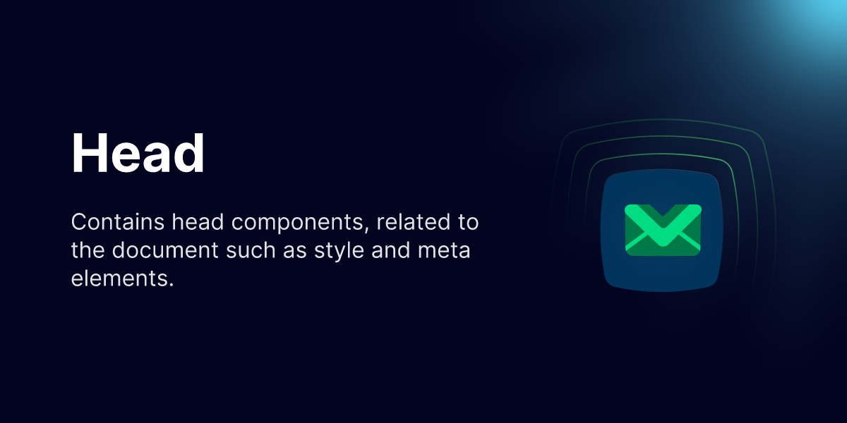 Head - Vue Email - Build and send emails using Vue 3