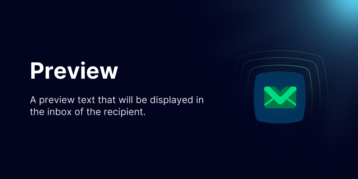 Preview - Vue Email - Build and send emails using Vue 3